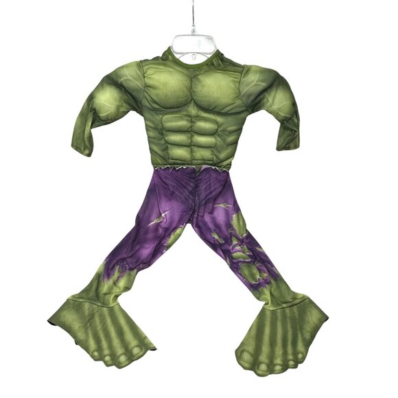 Marvel | Costumes | Hulk Costume Padded Musclechest Feet Marvel Size ...